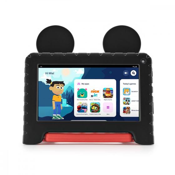 Tablet Multi Mickey com Controle Parental 7 pol 4GB RAM 64GB Android 13 ...