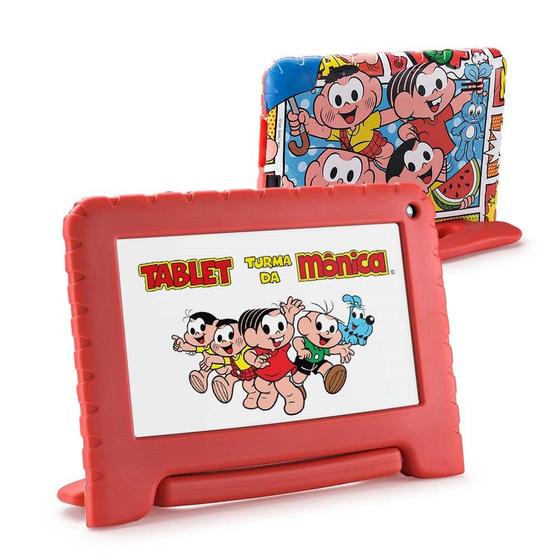 Tablet Multi Turma da Monica com Controle Parental 7 pol 4GB RAM 64GB ...