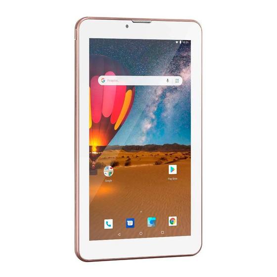 Tablet Multilaser M7 3G Plus Dual Chip Quad Core 1Gb 16Gb Tela 7 Pol ...