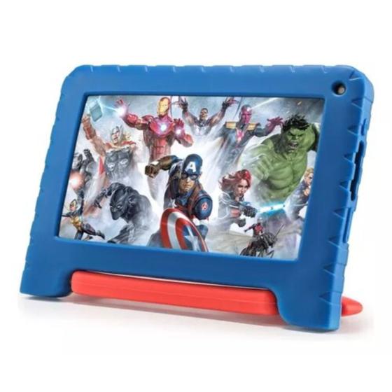 Tablet Multilazer NB417 Marvel Vingadores 64gb Azul 4gb Ram - Tablets ...