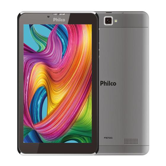 Tablet Philco 7" Android Pie 9.0, Processador QuadCore 16Gb Bivolt ...
