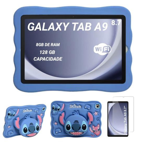 Tablet Samsung A9 8.7 Polegadas Wifi Com 128GB E 8GB RAM Capa Lilo E ...