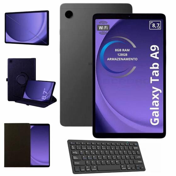 Tablet Samsung Galaxy Tab A9 128GB 8GB Ram Wifi Tela 8.7 Polegadas Com ...