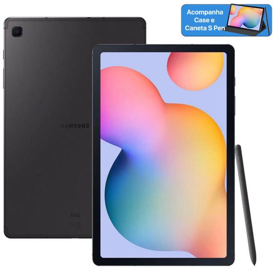 Tablet Samsung Galaxy Tab S6 Lite P615 64GB Tela 10,4" 4G Wi-Fi Android ...