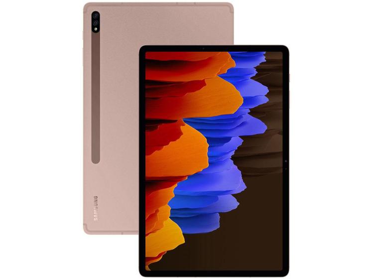 Tablet Samsung Galaxy Tab S7 com Caneta 11” 4G - Wi-Fi 256GB Android ...