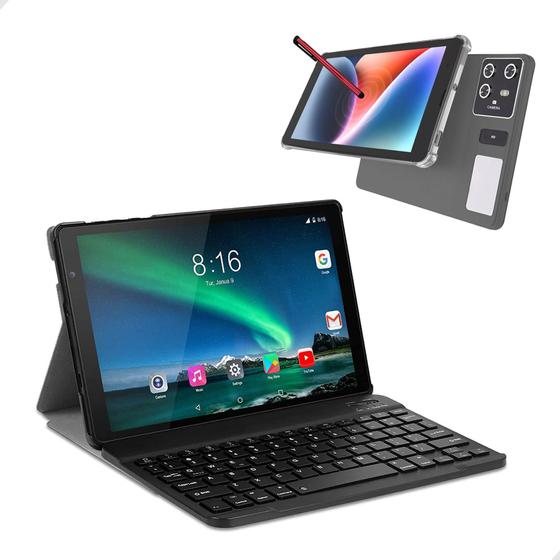 Tablet Smartphone + Teclado Capa Caneta 10.1 128gb + 6gb Ram - Gps ...