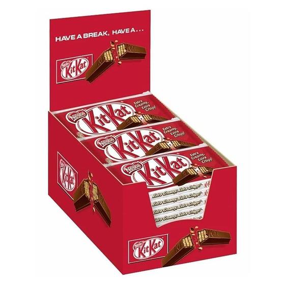 Tablete Chocolate Kitkat ao leite c/24 unid. - Nestlé - Nestle ...