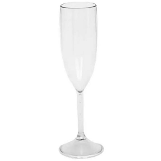 Taça de Champagne Transparente - 180ml - Lsc Toys - Com 6 unidades ...