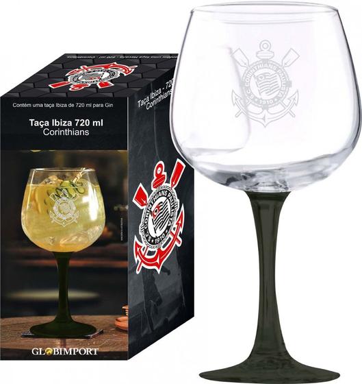 Taça Gin Tonica Bebidas Festas Presente Corinthians Original Ibiza 720 ...