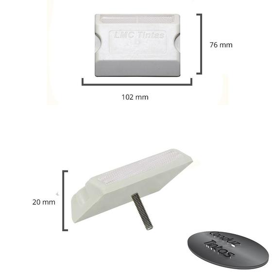 TACHA DE SINALIZAÇÃO - CONDUZ TINTAS - MONO DIRECIONAL CORPO E ...