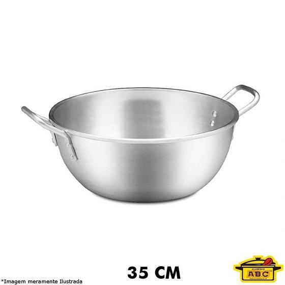 Tacho Alumínio 35 cm Linha Hotel - ABC - Tacho de Fritura - Magazine Luiza