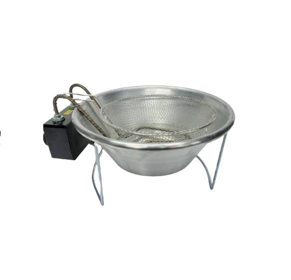 Tacho Elétrico Suporte Aramado 3,5 litros Alumínio Profissional ...