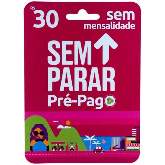 Tag Sem Parar 30 Reais Pré-Pago e Sem Mensalidades - Tag Veicular ...