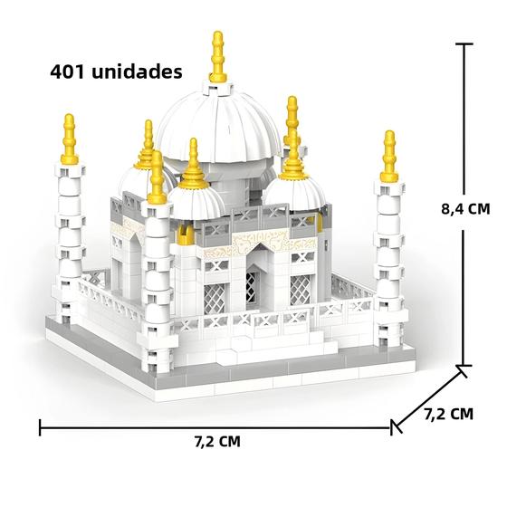 Taj Mahal Mini Bricks MOC City Building Blocks Arquitetura Mundialmente ...