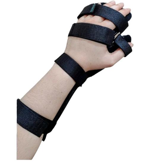 Tala de PVC para Punho, Mãos e Dedos Preta Ortofly - Tala Ortopédica ...