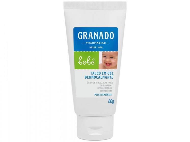 Talco Gel Granado Dermocalmante 80g - Talco para Bebê - Magazine Luiza