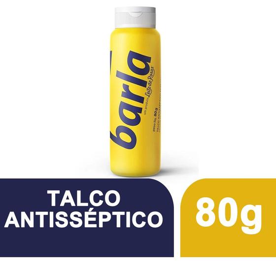 Talco Leite De Rosas Barla Perfumado Em Frasco 80 G - Desodorante para ...