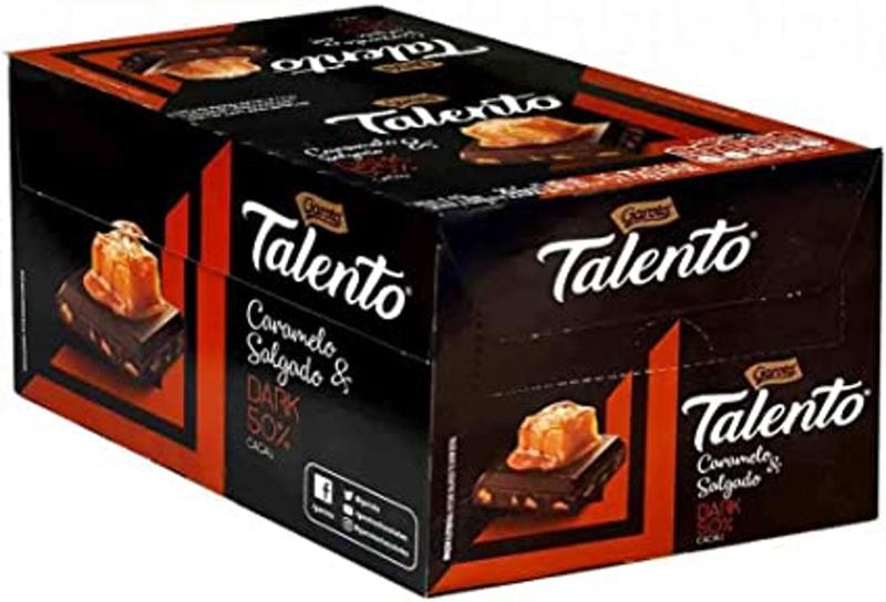 Talento Dark Caramelo Salgado 50% 15un 75g - Chocolate / Barra de ...