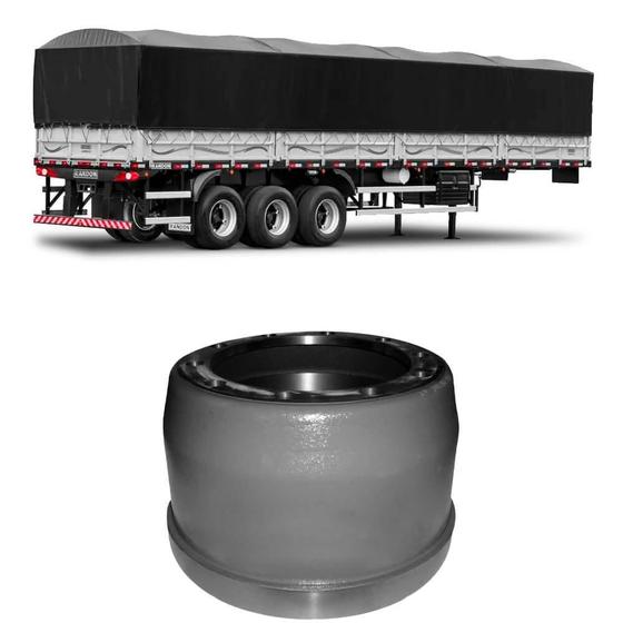 Tambor Freio Krone Antonini Iderol Fachini Carreta Sem Cubo 10 Furos ...