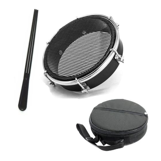 Tamborim com pele muda de estudo torelli + bag luxo - Torelli Musical ...