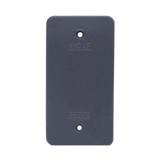 Tampa Cega para Condulete 1" Cinza Vicap - Tampa para Condulete ...