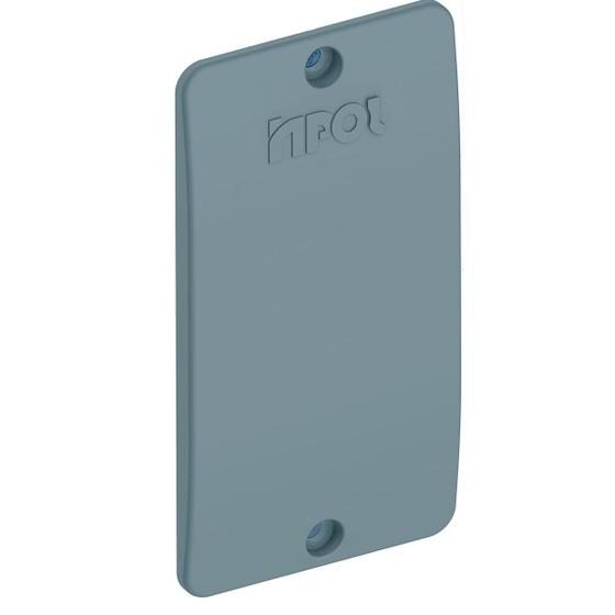 Tampa Condulete PVC Cinza 1 Cega Inpol - Luminária - Magazine Luiza