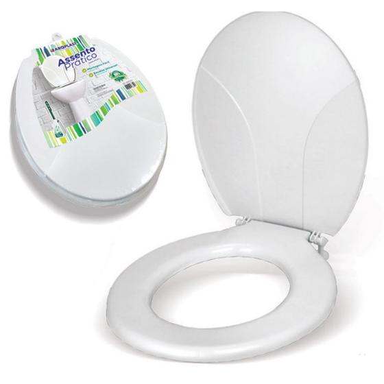 Tampa De Vaso Assento Sanitário Oval Branco Universal - Arq Plast ...