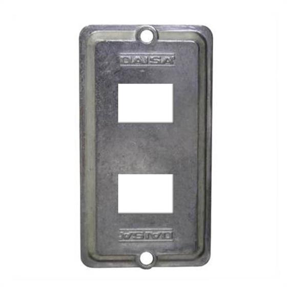 Tampa Para Condulete De 3/4 2 Rj45 Daisa - 10 Peças - Espelho / Placa ...