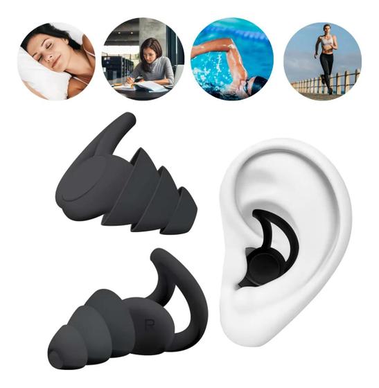 Tampão Abafador Redutor de Som Protetor Auditivo Auricular Sonoro ...