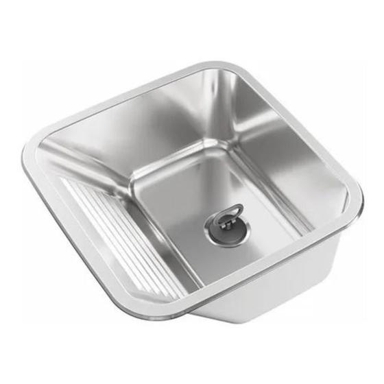 Tanque De Embutir 30L Inox Polido - GhelPlus - Tanque de lavar roupa ...