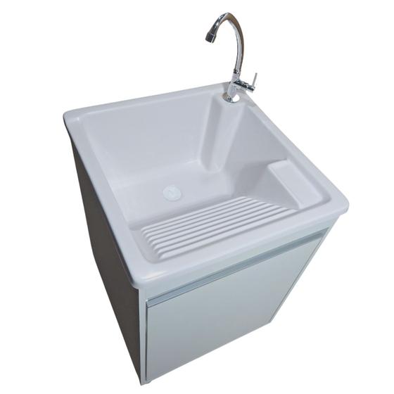 Tanque de Lavar Roupa Grande 40L com Torneira de Bancada - EJV SHOOP ...