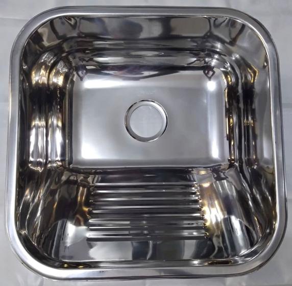 Tanque inox 304 medidas 40x40 alto brilho luxo com válvula - Aço cubas ...