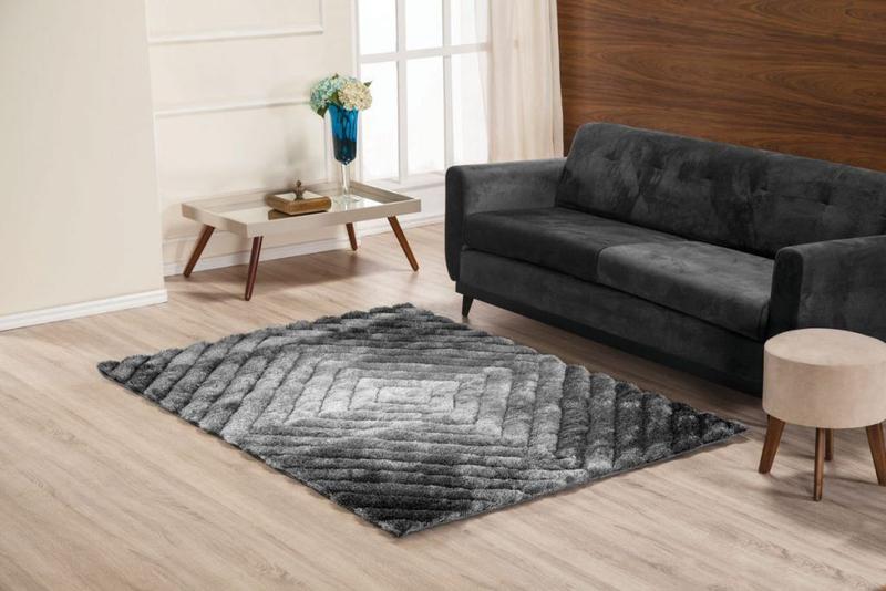 Tapete 3D Diamante 140 x 200 cm para sala/quarto Tamir Decor - Tapete para Quarto - Magazine Luiza