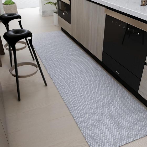 Tapete Antiderrapante Cozinha / Corredor 1,30m x 45cm Passadeira ...