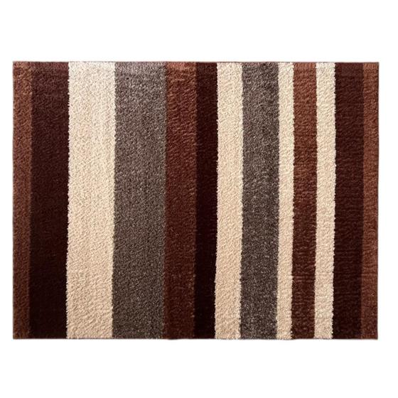 Tapete Apolo Antiderrepante 200x250cm Na Cor Listras Marrom 2x2,5 Pelo ...