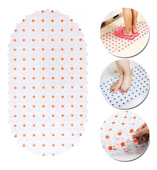 Tapete Borracha Box Banheiro Idoso Anti-derrapante Ventosas - UPENERGY ...