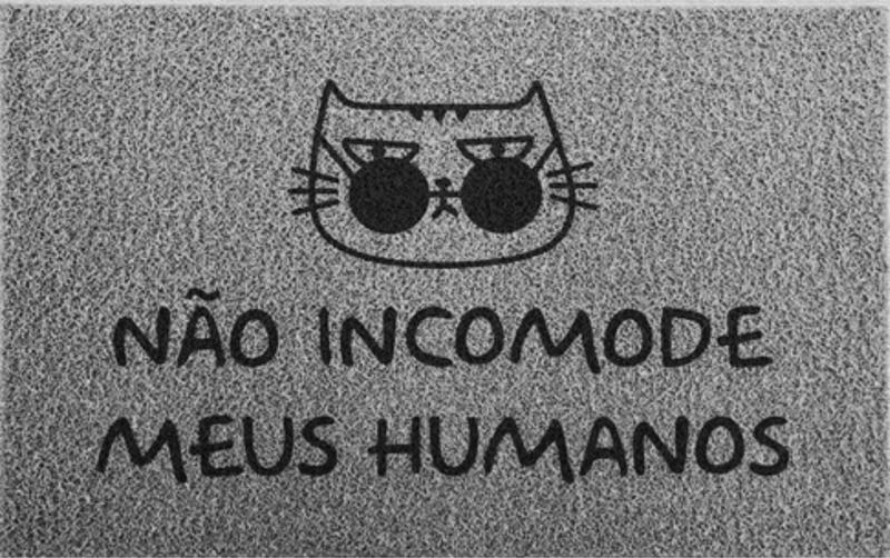 Tapete Capacho 60X40Cm - Não Incomode Meus Humanos - Over Pet - Capacho ...