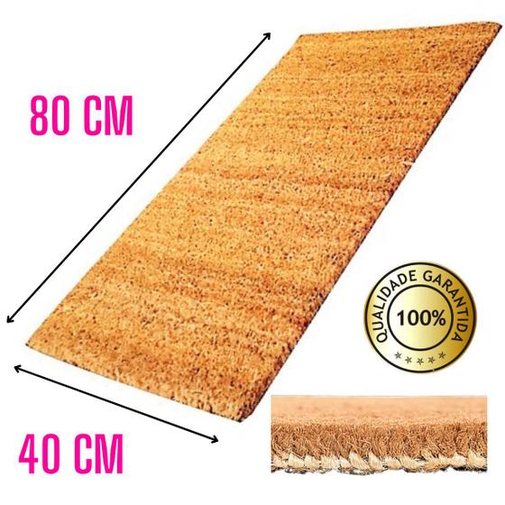 Tapete Capacho Fibra De Coco Entrada 80cmx 40cm Premium Top - Fibranor ...