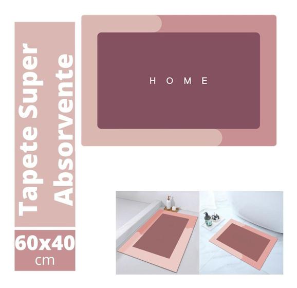 Tapete Capacho Mágico Super Absorvente Antiderrapante Para Banheiro ...