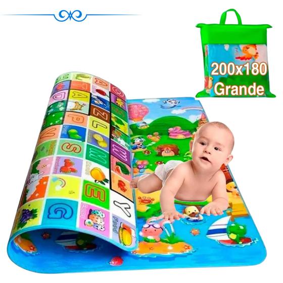 Tapete Educativo Infantil 99 toys 200 x 180cm Dupla Face - Tapete e ...