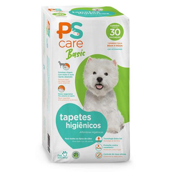 Tapete Higienico Ps Care Adulto 80X60 - 30 Unidades - Pet Society ...