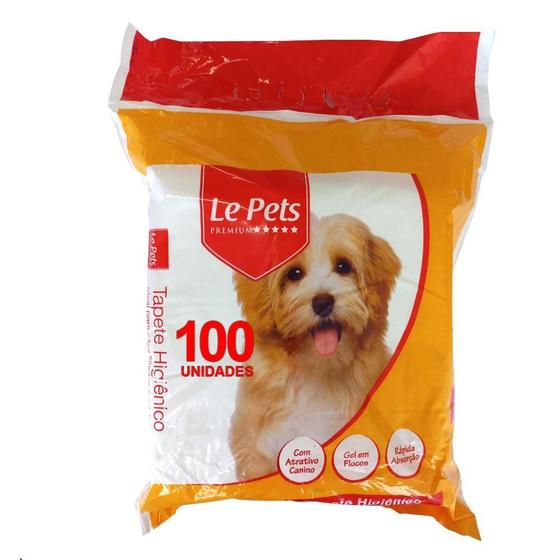 Tapete Higiênico Sanitário Cães 60X60Cm Le Pets 100 Unidades - Tapetes ...