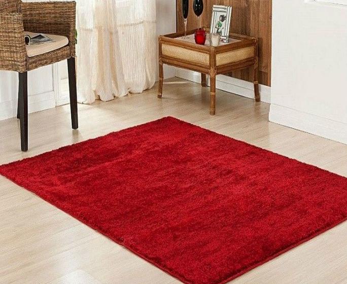 Tapete Sala Escritório 1,00 X 1,50 m Macio Antiderrapante - Pratatextil ...