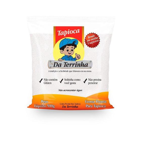 Tapioca da terrinha 500 g goma pronta para tapioca - Da Terrinha Alimentos - Tapioca - Magazine ...