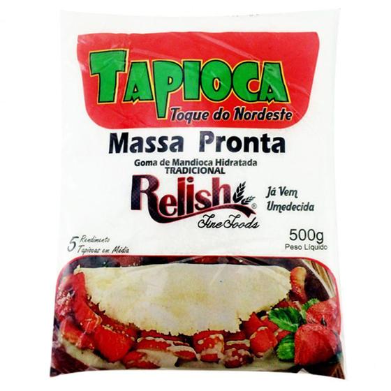 Tapioca Massa Pronta 500g - Relish - Tapiocando - Tapioca - Magazine Luiza