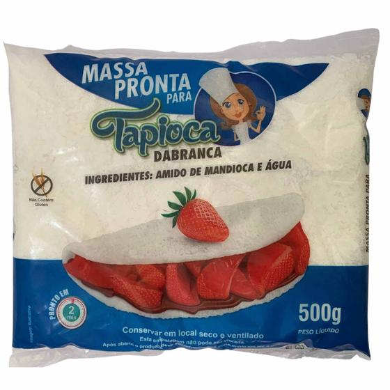 Tapioca massa pronta sem gluten 500g - Da Branca - GRAO ZEN - Tapioca ...