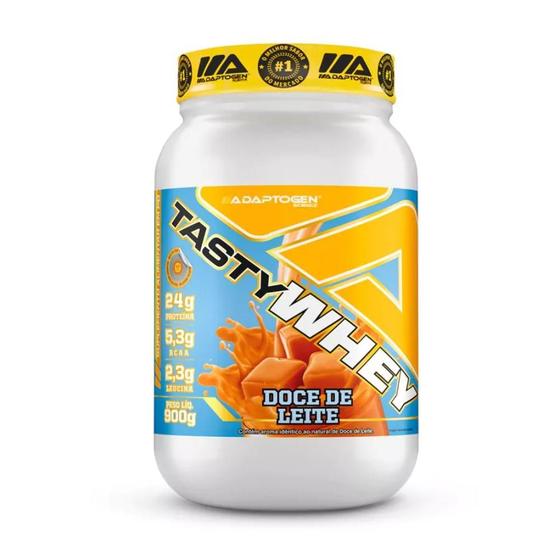 Tasty Whey Gourmet Doce de leite 900g Adaptogen Science - Whey Protein - Magazine Luiza
