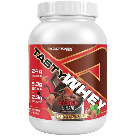 Tasty Whey Protein Gourmet 900g pote Adaptogen Sabores - Massa Muscular ...