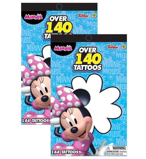 Tatuagens Temporárias Disney Junior Minnie Mouse Bowtique - Pacote com ...