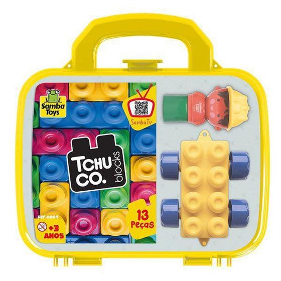 Tchuco Blocks Brinquedo Educativo c/ 13 Peças na Maleta, Samba Toys ...